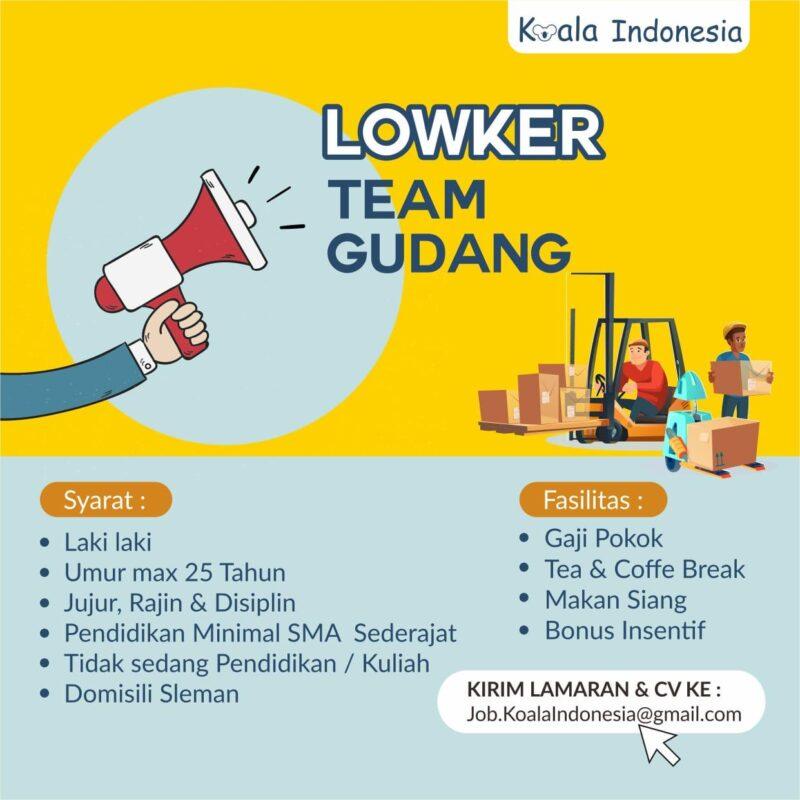 Lowongan Kerja Team Gudang di Koala Indonesia - LokerJogja.ID
