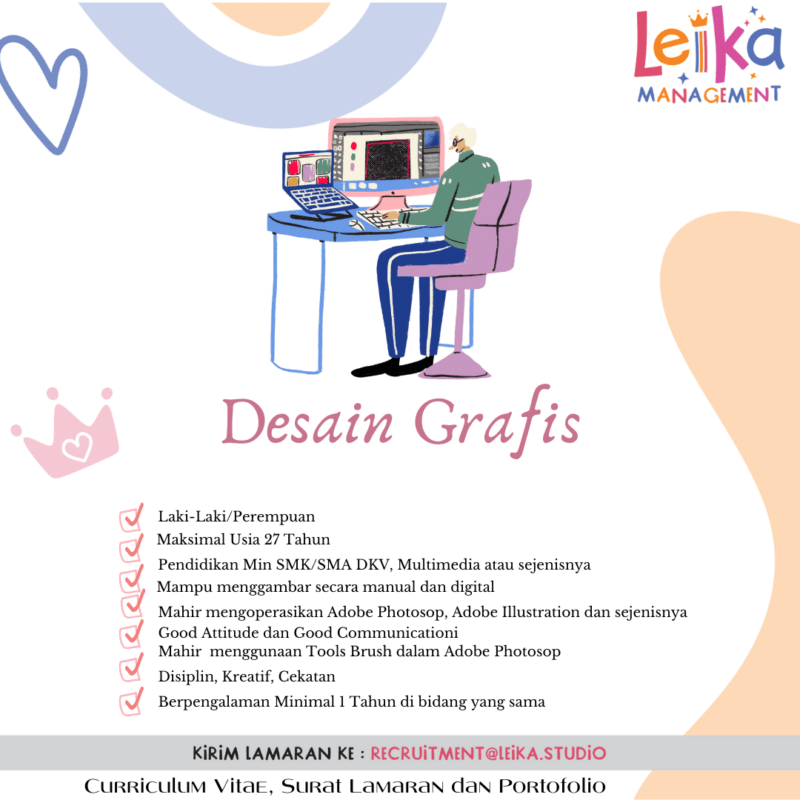 Lowongan Kerja Desain Grafis - Research & Data Analis Youtube - Channel Manager - Marketing ...