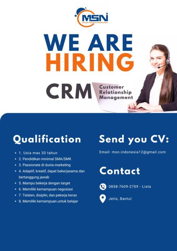 Lowongan Kerja Advertiser - Customer Service CRM di MSN Indonesia ...