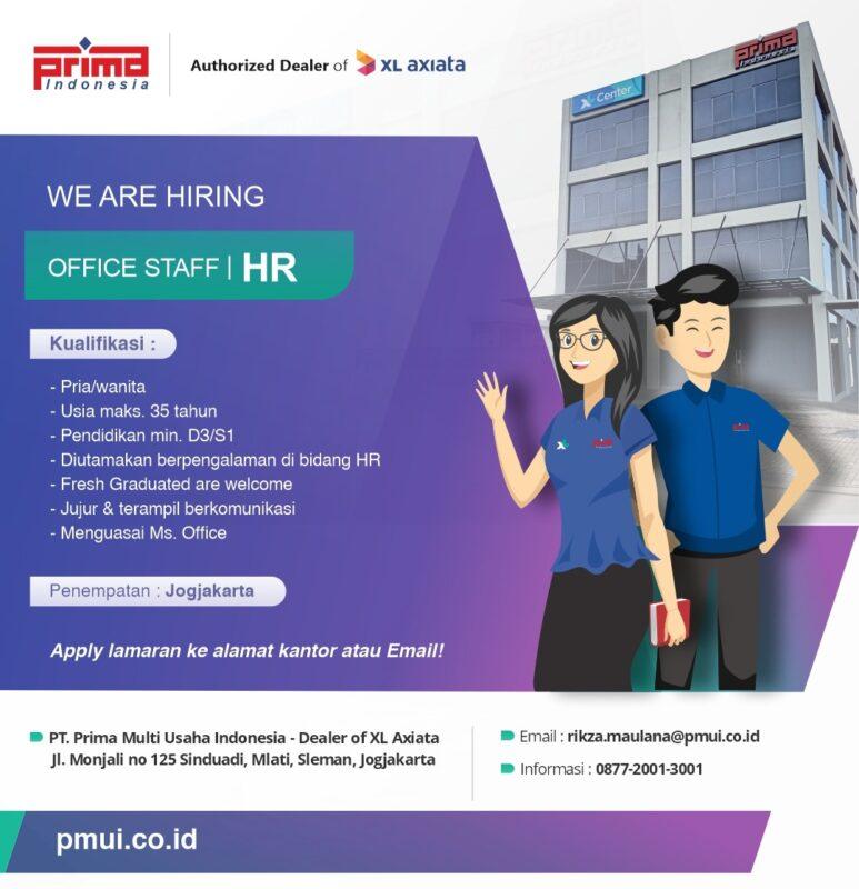 Lowongan Kerja HRD - Canvasser - Direct Selling di PT. Prima Multi ...