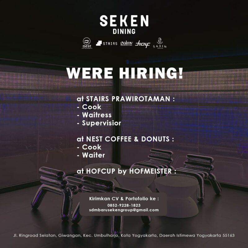 Lowongan Kerja Nest Coffe & Donuts by Seken Living (Cook dan Server ...