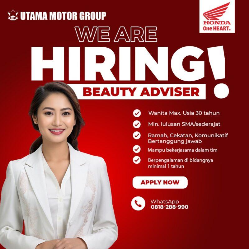 Lowongan Kerja Beauty Adviser - Desain Grafis di Utama Motor Group ...