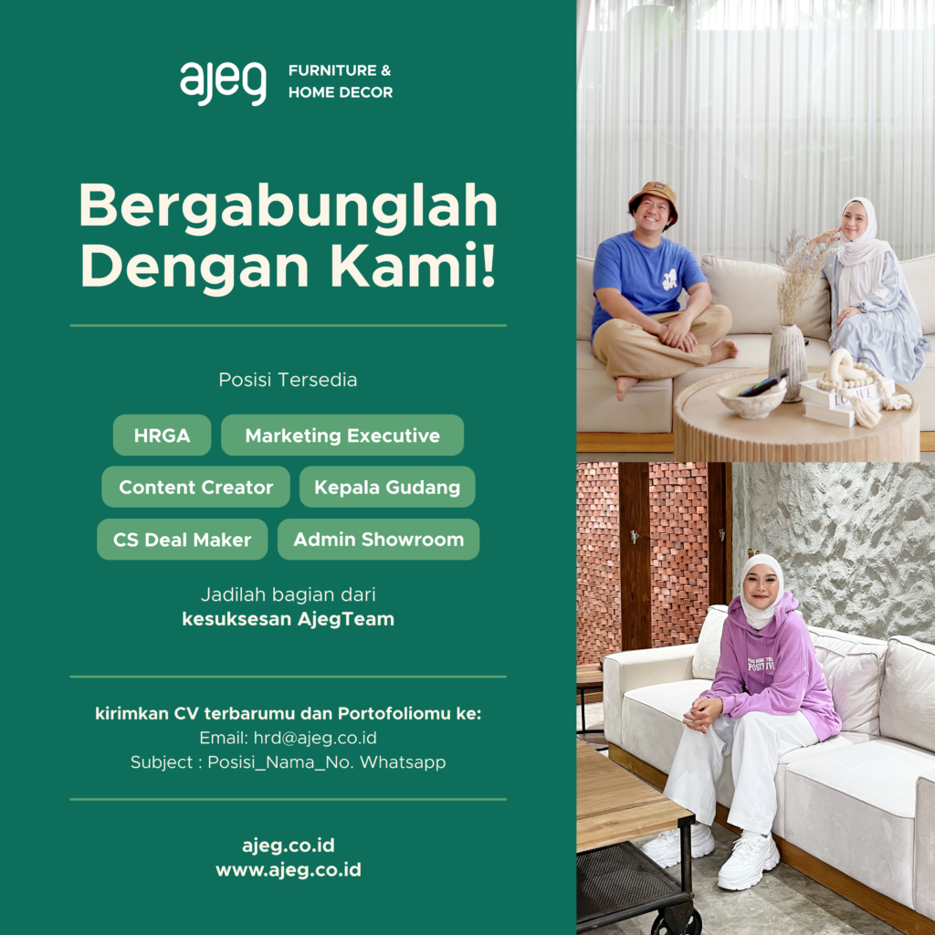 Lowongan Kerja HRGA - Marketing Executive - Content Creator - Kepala ...