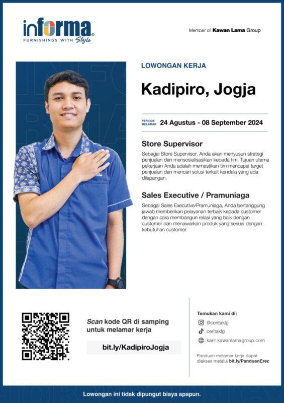 Lowongan Kerja Store SPV - Sales Executive / Pramuniaga - Kasir ...