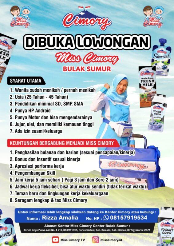 Lowongan Kerja Miss Cimory Bulak Sumur di PT. Macrosentra Niagaboga ...