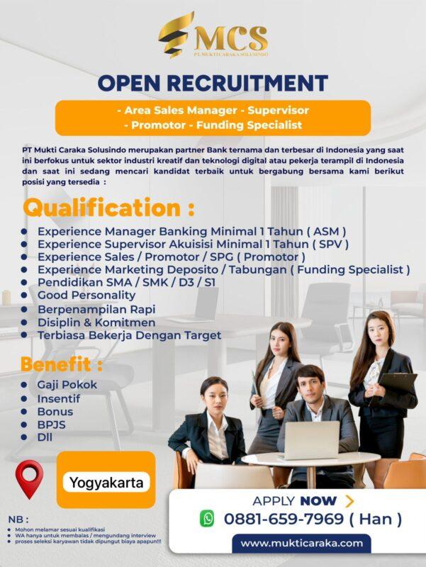 Lowongan Kerja Area Sales Manager - Supervisor - Promotor / Sales ...