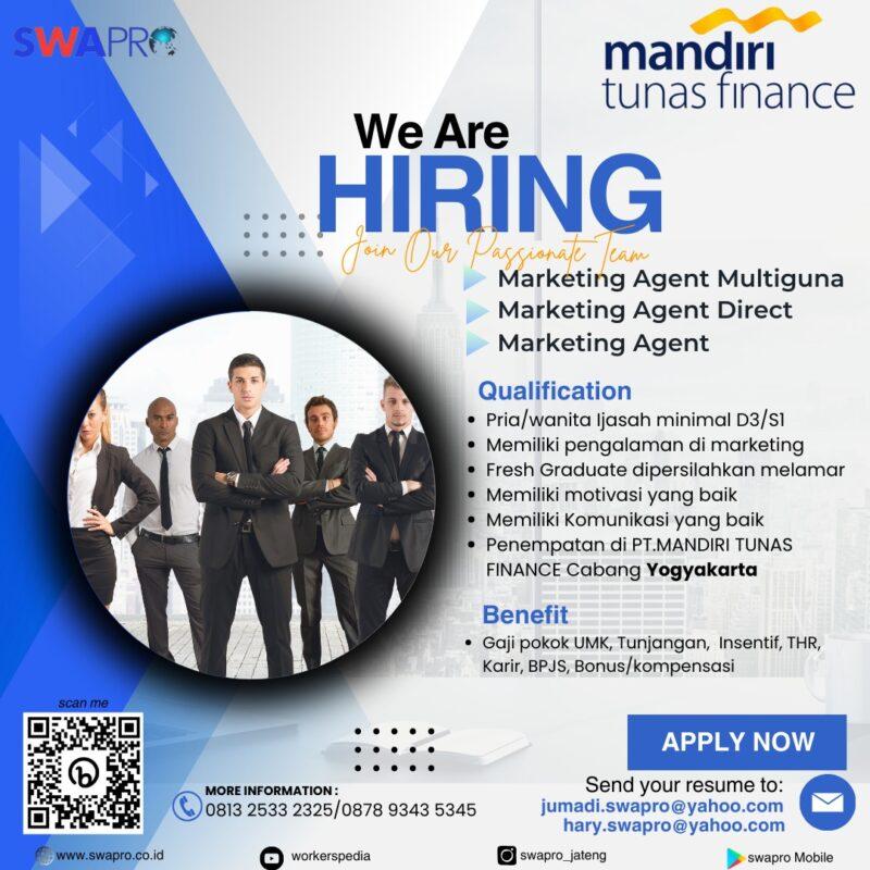 Lowongan Kerja Marketing Agent di PT. Swapro International - LokerJogja.ID