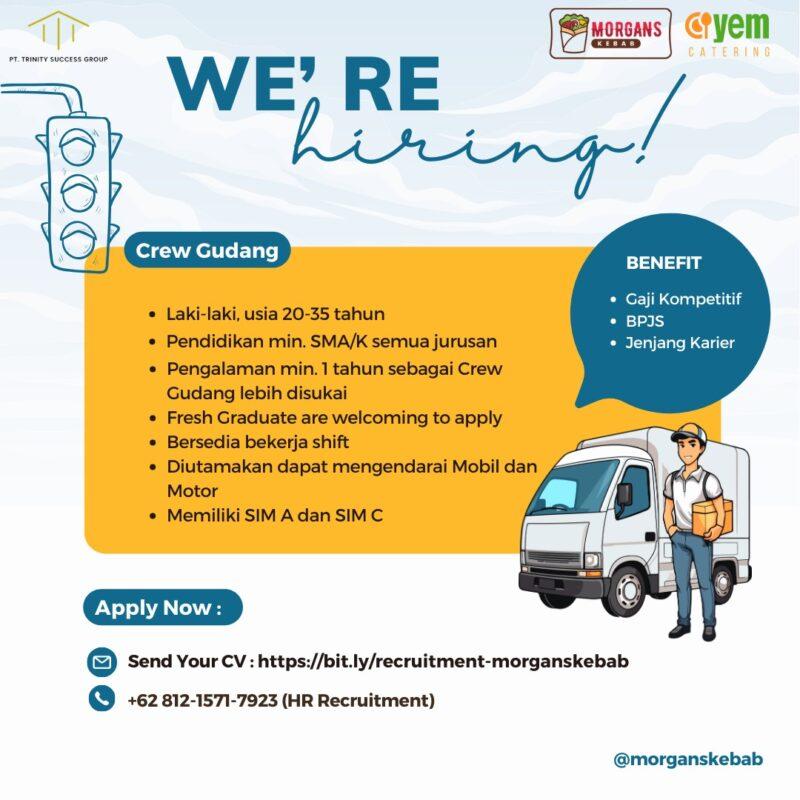 Lowongan Kerja Crew Gudang di PT. Trinity Success Group - LokerJogja.ID