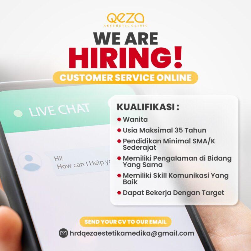 Lowongan Kerja Customer Service Online di Qeza Aesthetic Clinic ...