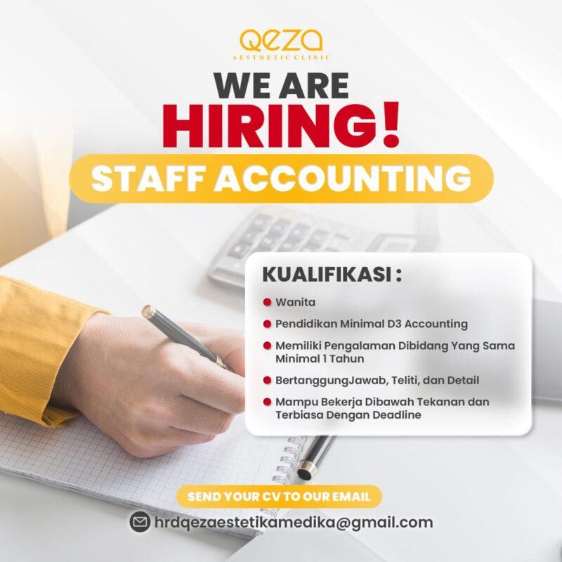 Lowongan Kerja Accounting Staff di Qeza Aesthetic Clinic - LokerJogja.ID