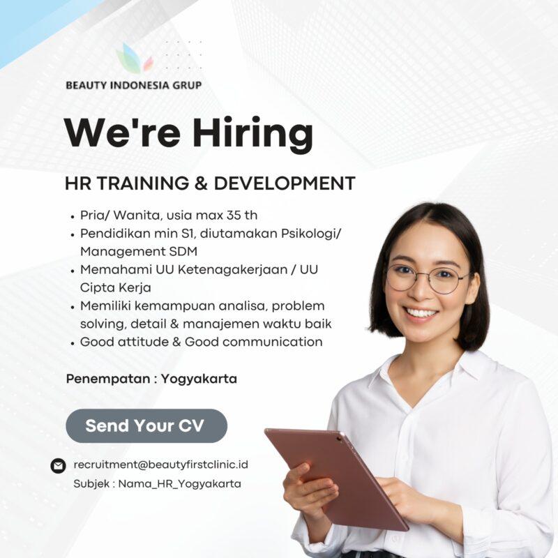Lowongan Kerja HR Training & Development di Beauty Indonesia Group - LokerJogja.ID