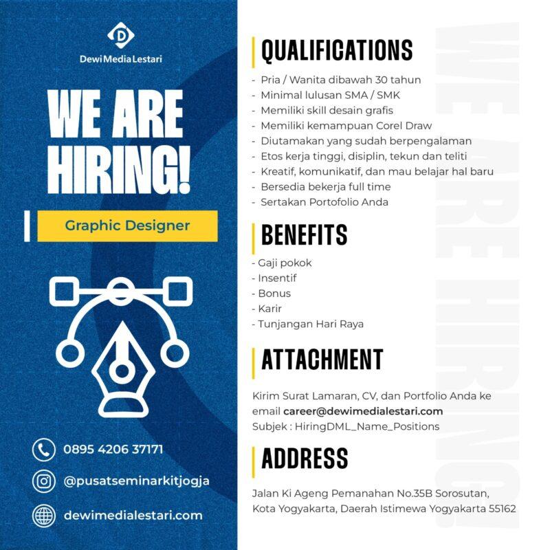 Lowongan Kerja Graphic Designer di CV. Dewi Media Lestari - LokerJogja.ID