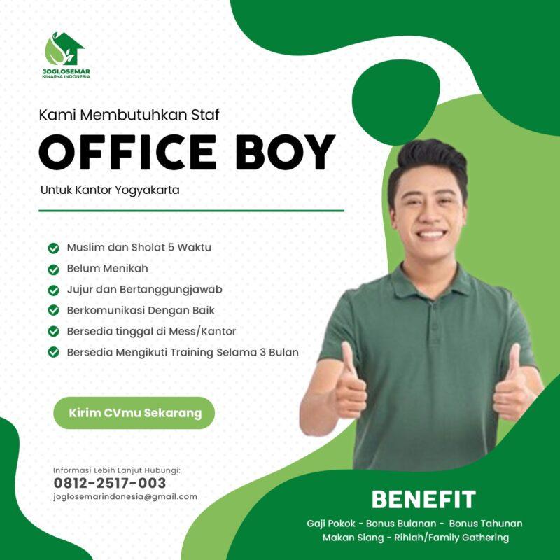 Lowongan Kerja Office Boy di Joglosemar Kinarya Indonesia - LokerJogja.ID