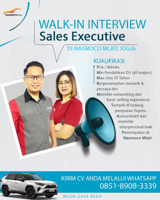 Lowongan Kerja Sales Eksekutif di Nasmoco Mlati Yogyakarta - LokerJogja.ID