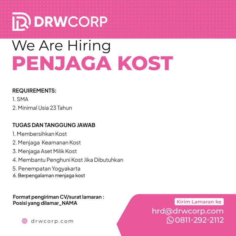 Lowongan Kerja Penjaga Kost - Finance - General Manager Klinik ...