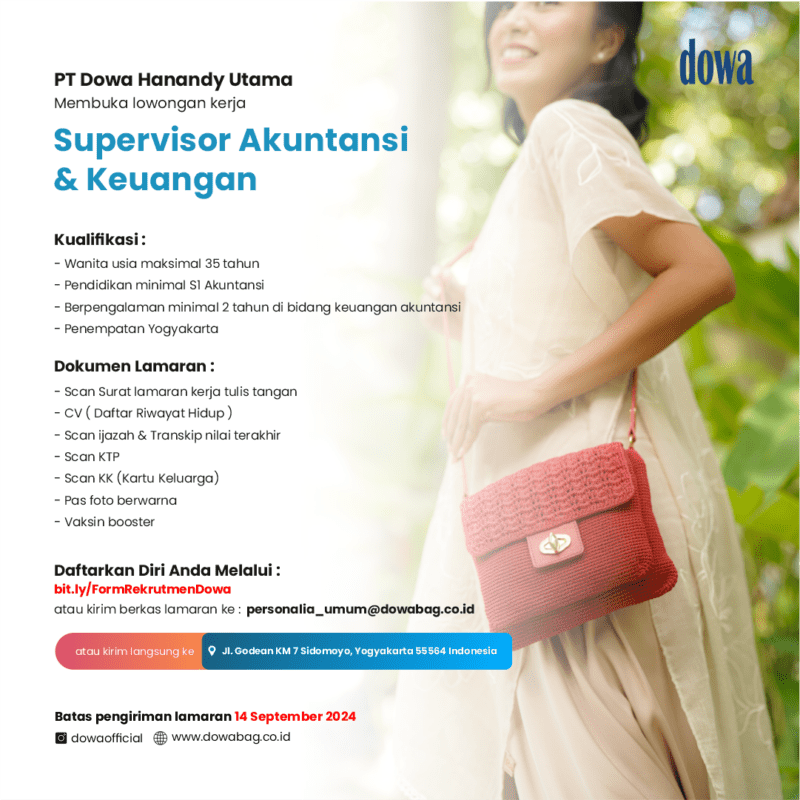 Lowongan Kerja SPV Akuntansi & Keuangan - Staff Keuangan - Staff ...