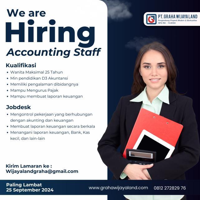 Lowongan Kerja Accounting Staff Di Pt Graha Wijaya Land Lokerjogja Id
