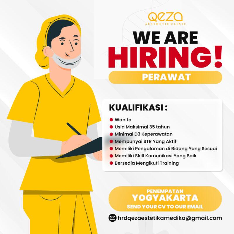 Lowongan Kerja Perawat - Terapis di Qeza Aesthetic Clinic - LokerJogja.ID