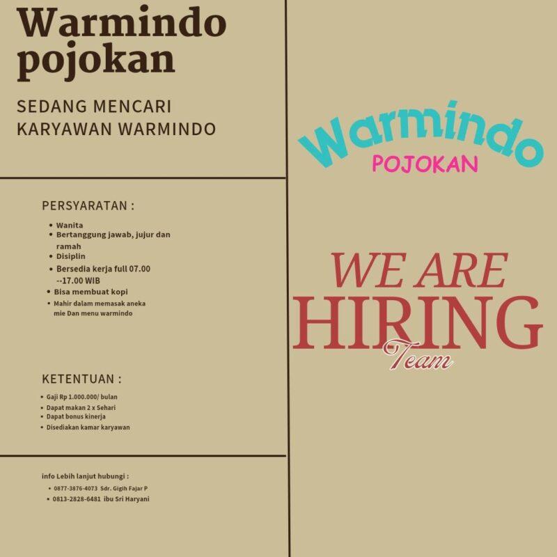 Lowongan Kerja Karyawan Warmindo di Warmindo Pojokan - LokerJogja.ID