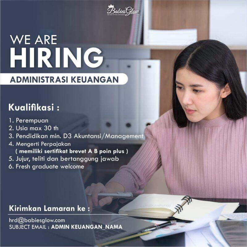 Lowongan Kerja Administrasi Keuangan di Babies Glow - LokerJogja.ID