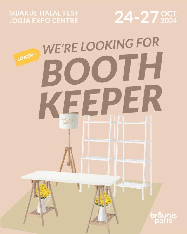 Lowongan Kerja Booth Keeper di Brounis Paris - LokerJogja.ID