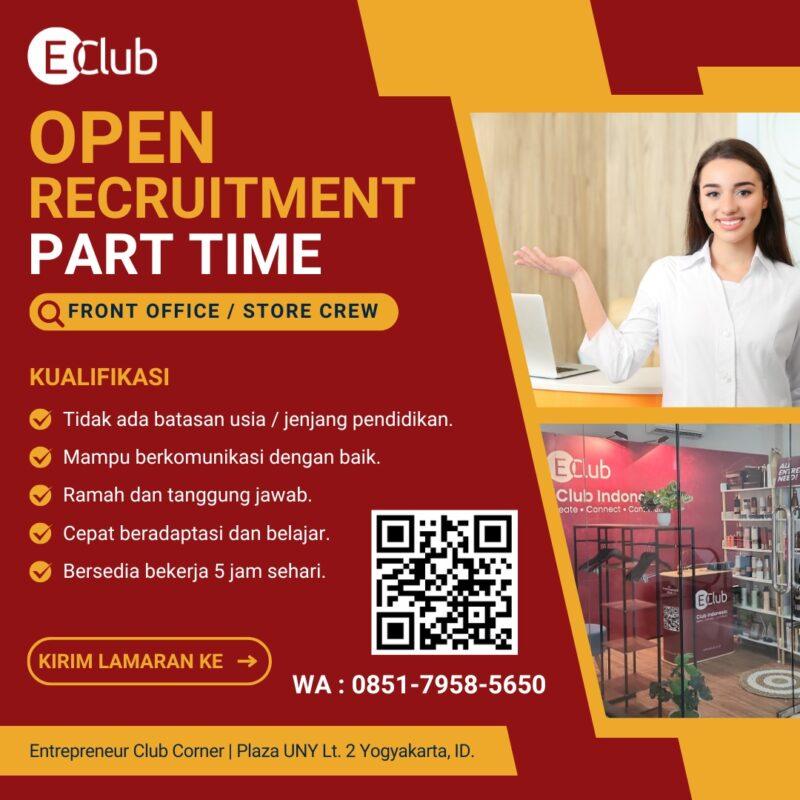 Lowongan Kerja Front Office / Store Crew di EClub Indonesia - LokerJogja.ID