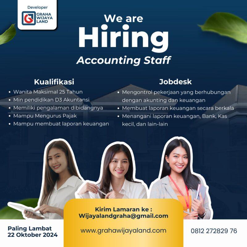 Lowongan Kerja Accounting Staff Di Pt Graha Wijaya Land Lokerjogja Id