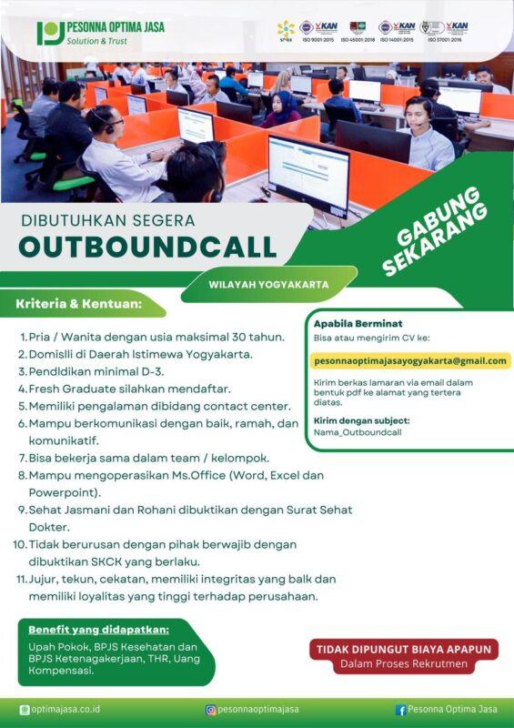 Lowongan Kerja Outbound Call di PT. Pesonna Optima Jasa (Pegadaian ...