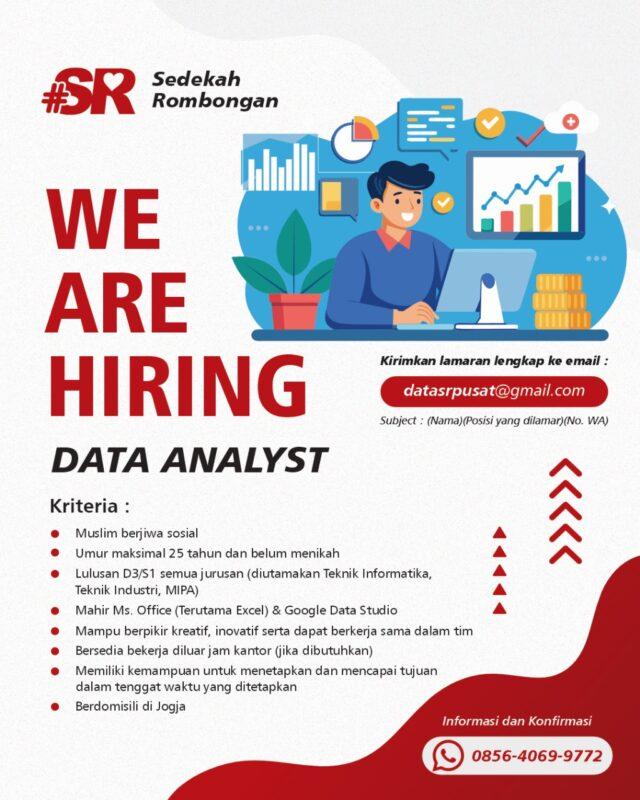Lowongan Kerja Data Analyst di Yayasan Gerakan Sedekah Rombongan ...