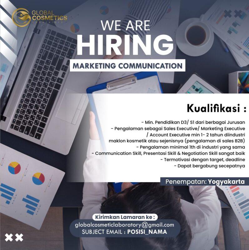Lowongan Kerja PPIC Produksi - Marketing di CV. Global Cosmetic ...