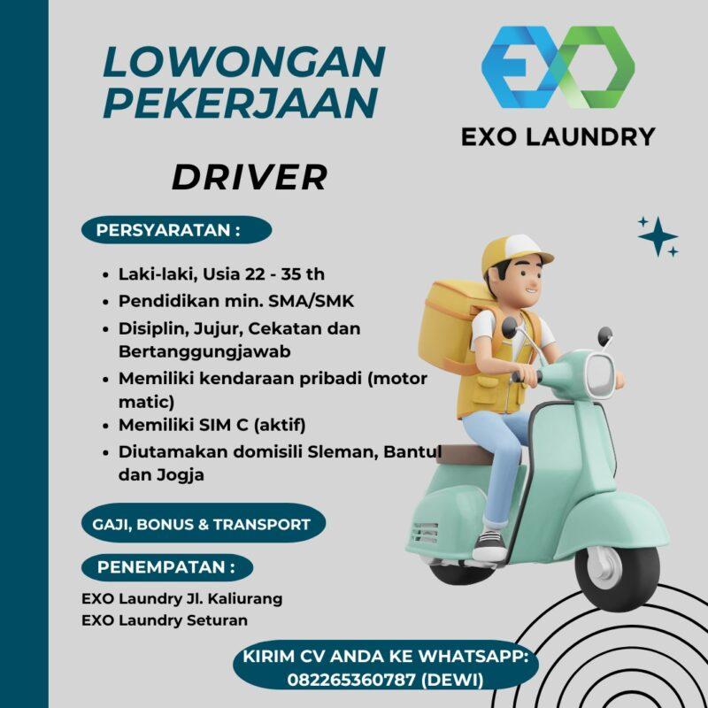 Lowongan Kerja Driver di EXO Laundry Jogja - LokerJogja.ID