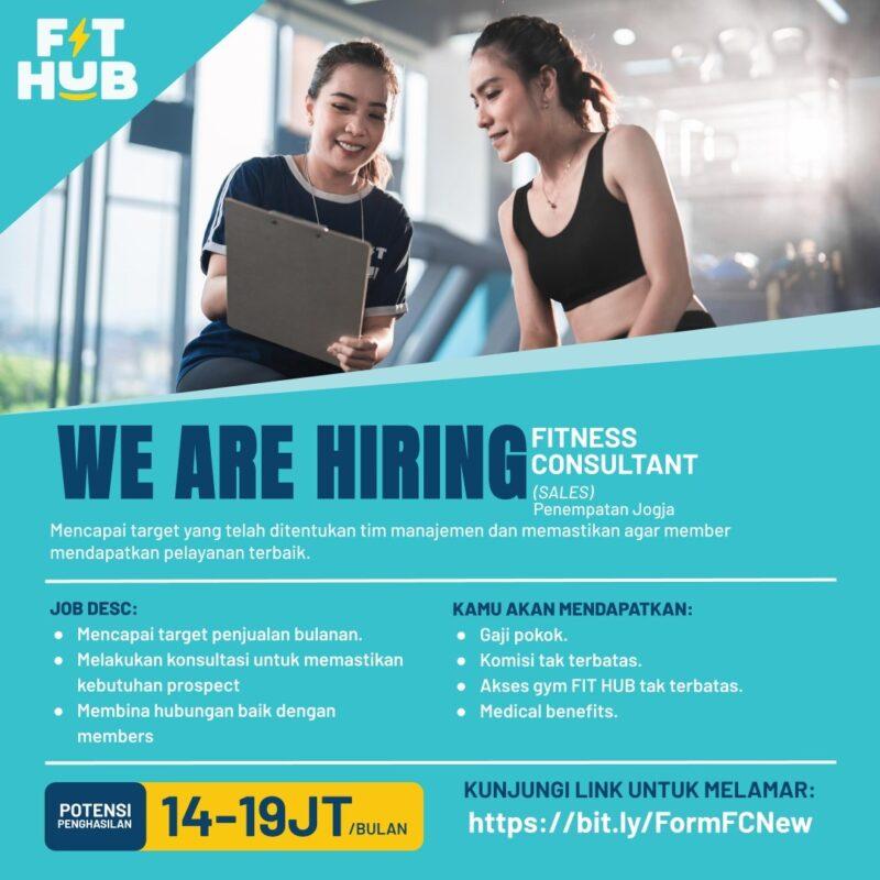 Lowongan Kerja Fitness Consultant (Sales) di PT Jaya Digital Properti (FIT HUB) - LokerJogja.ID
