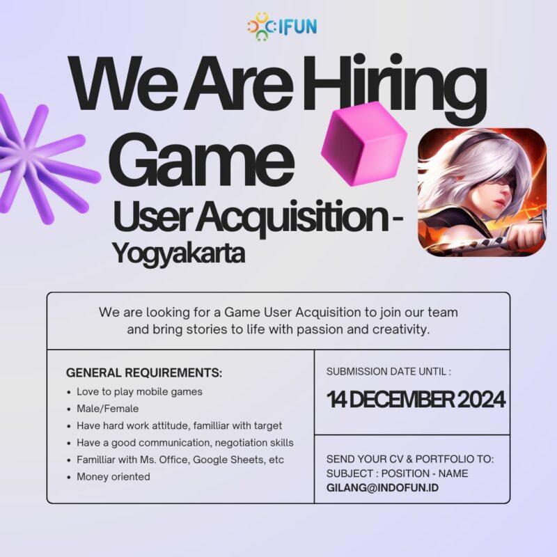 Lowongan Kerja Game User Acqusition di PT. Ifun Digital Global ...