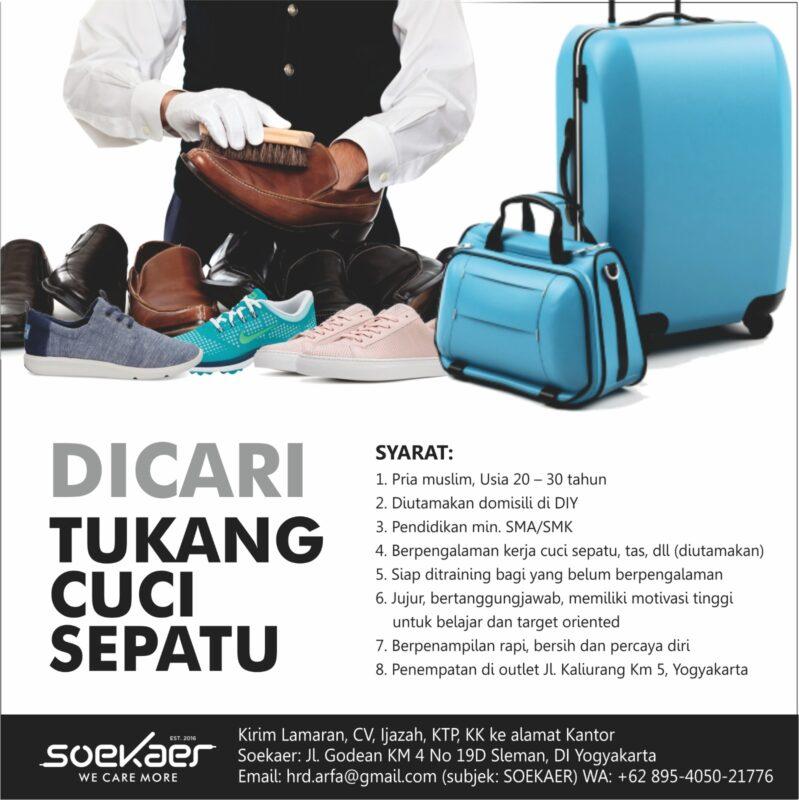 Lowongan Kerja Tukang Cuci Sepatu di Soekaer - LokerJogja.ID