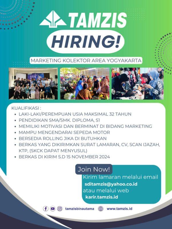 Lowongan Kerja Marketing di Tamzis - LokerJogja.ID