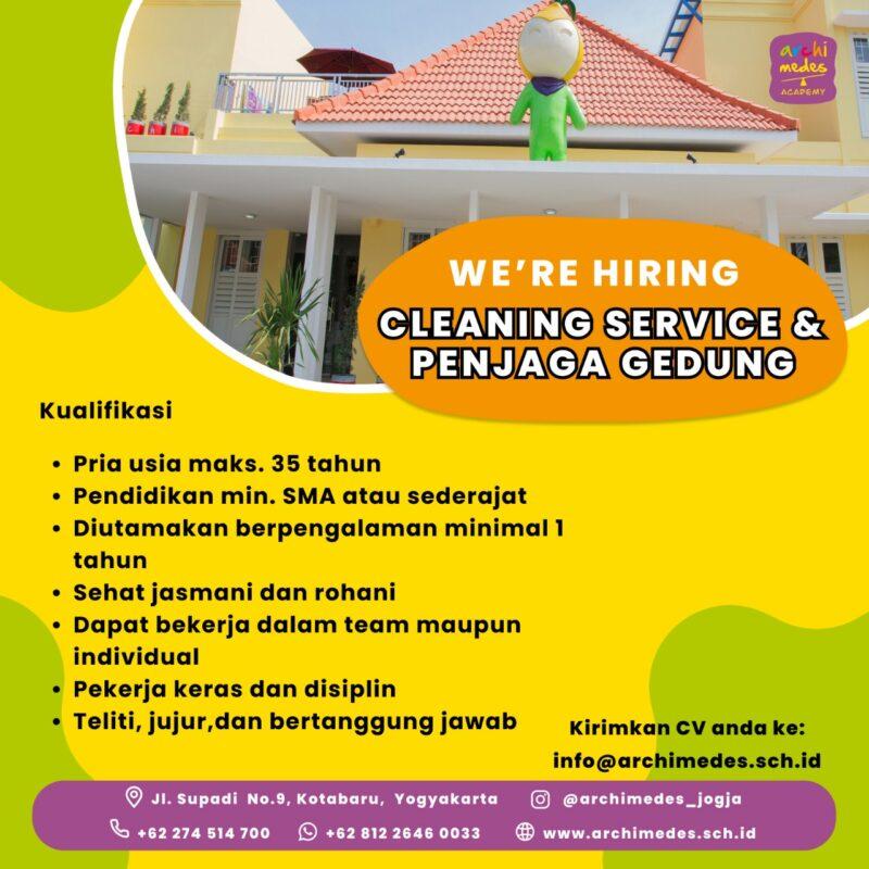 Lowongan Kerja Cleaning Service & Penjaga Gedung di Archimedes Academy ... Lowongan Kerja Cleaning Service & Penjaga Gedung di Archimedes Academy ...