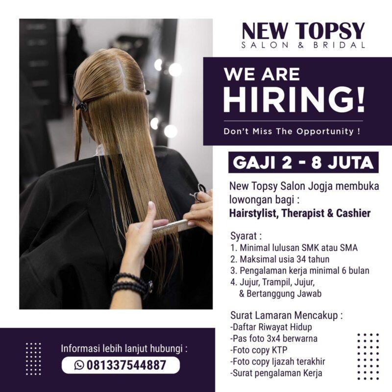 Lowongan Kerja Kasir Salon - Crew Outlet di Arnold Grup - LokerJogja.ID