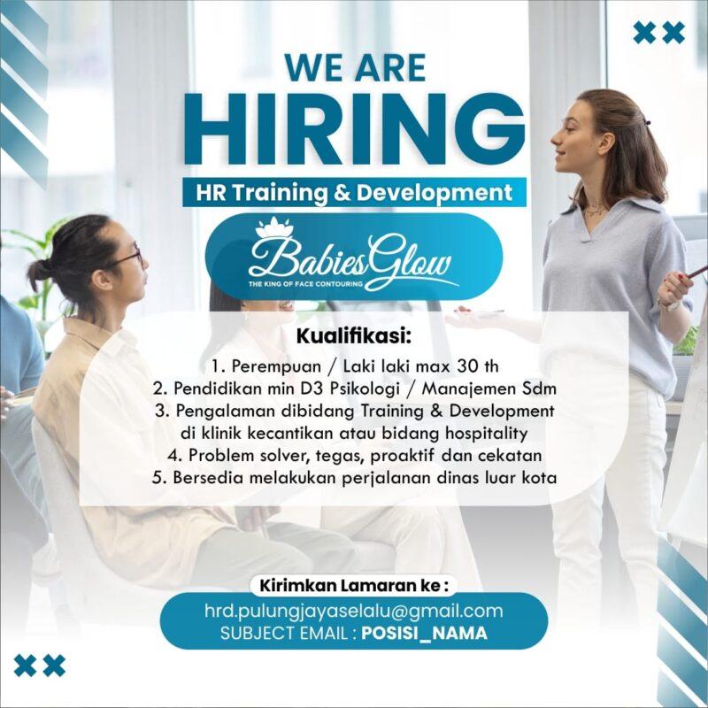 Lowongan Kerja HR Training & Development di Babies Glow - LokerJogja.ID