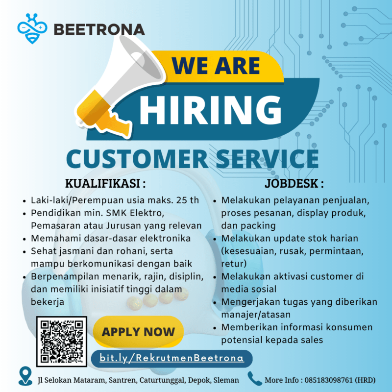 Lowongan Kerja Customer Service - Tenaga Kebersihan di CV. Buana Karya ...