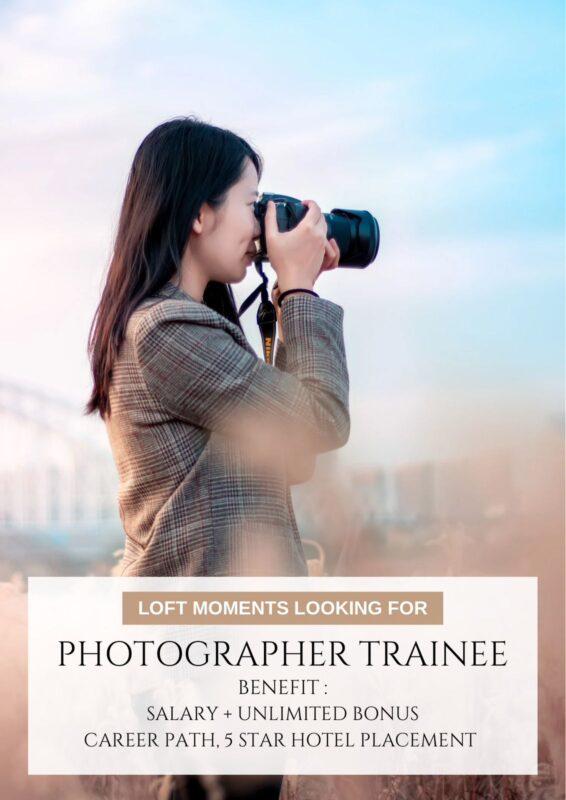 Lowongan Kerja Photographer Trainee di Loft Moments - LokerJogja.ID