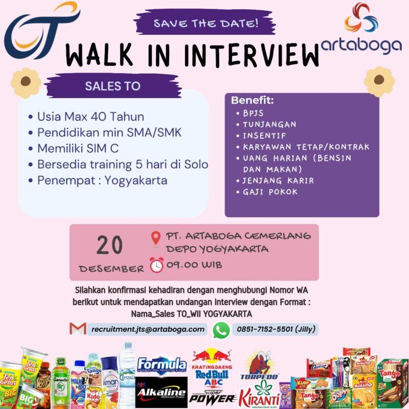 Lowongan Kerja Sales TO - Sales Motoris di PT. Arta Boga Cemerlang ...