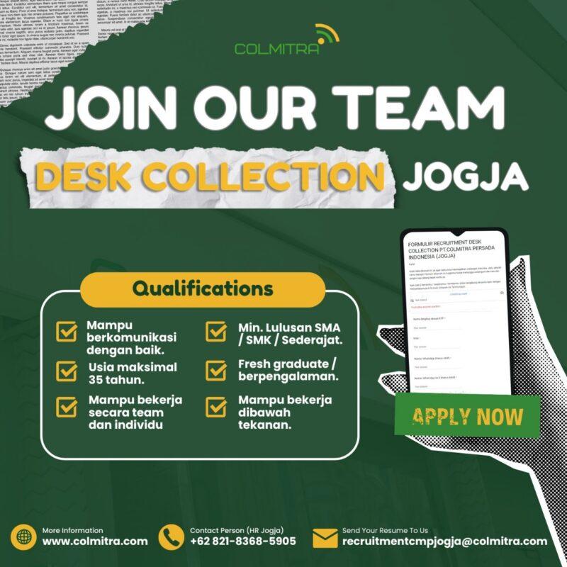 Lowongan Kerja Desk Collection di PT. Colmitra Persada Indonesia ...
