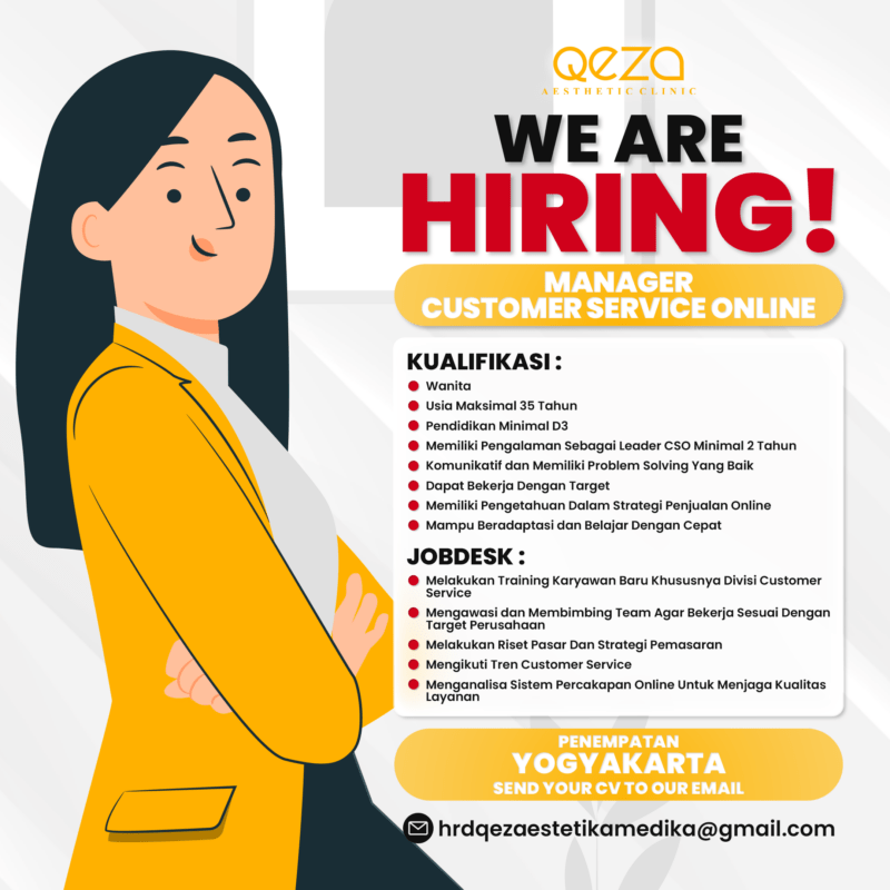 Lowongan Kerja Manager CSO - Hostlive Freelance di PT. Cosmetiz Core ...