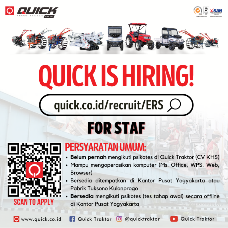 Lowongan Kerja Staf Produksi - Staf Desain - Staf Pengecoran Logam ...