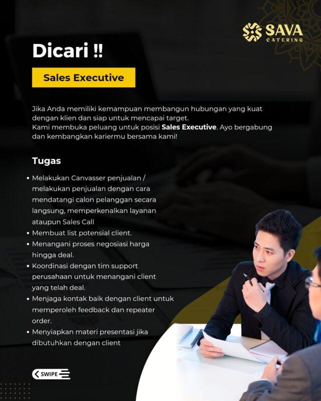 Lowongan Kerja Sales Executive di Sava Catering - LokerJogja.ID