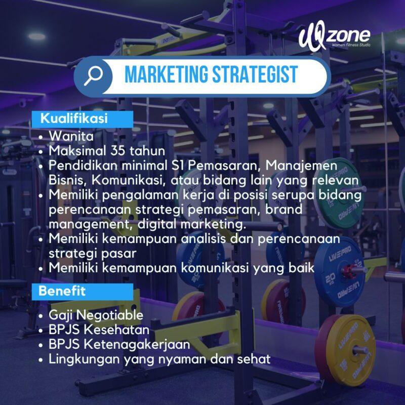 Lowongan Kerja Marketing Strategic - Sosmed Specialist - Cleaning ...