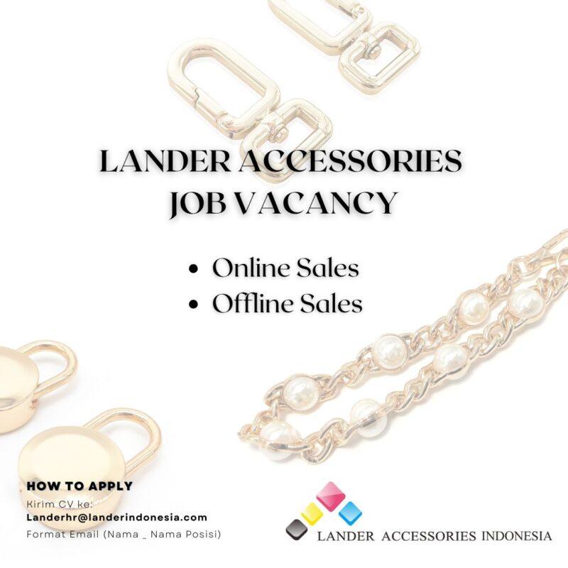 Lowongan Kerja Online Sales - Offline Sales di Lander Accessories ...