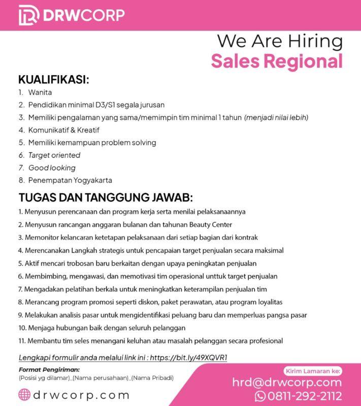 Lowongan Kerja KOL - Sosmed Specialist - Sales Region - ⁠Terapis - ⁠SPV ...