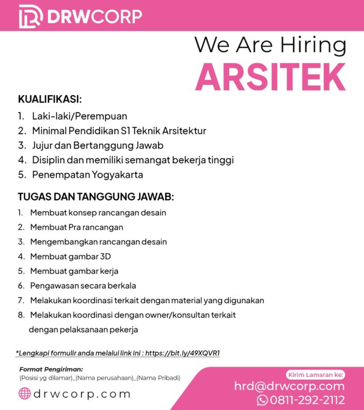 Lowongan Kerja Dokter - SPV Sipil - Arsitek - SPV BC - Terapis - Finance - Sosmed Spesialist di ...