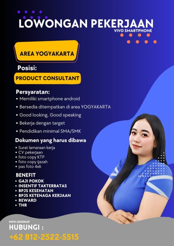 Lowongan Kerja Product Consultant di PT. Zhi Sheng Indonesia (Vivo) - LokerJogja.ID